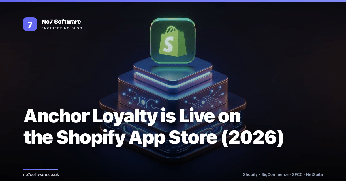 Anchor Loyalty is Live on the Shopify App Store (2026)
